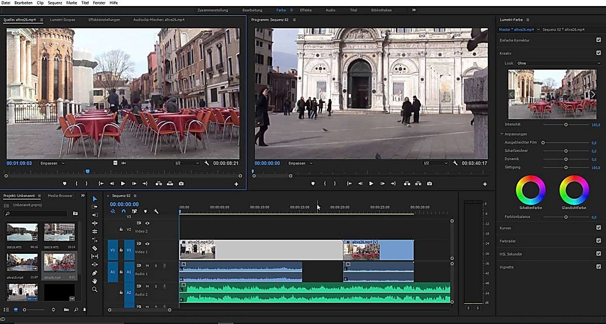 Premiere ProCC Tutorial Teil 2